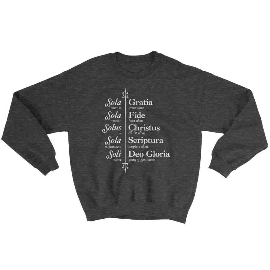 The Five Solas (Trident) - Crewneck Sweatshirt | Missional Wear
