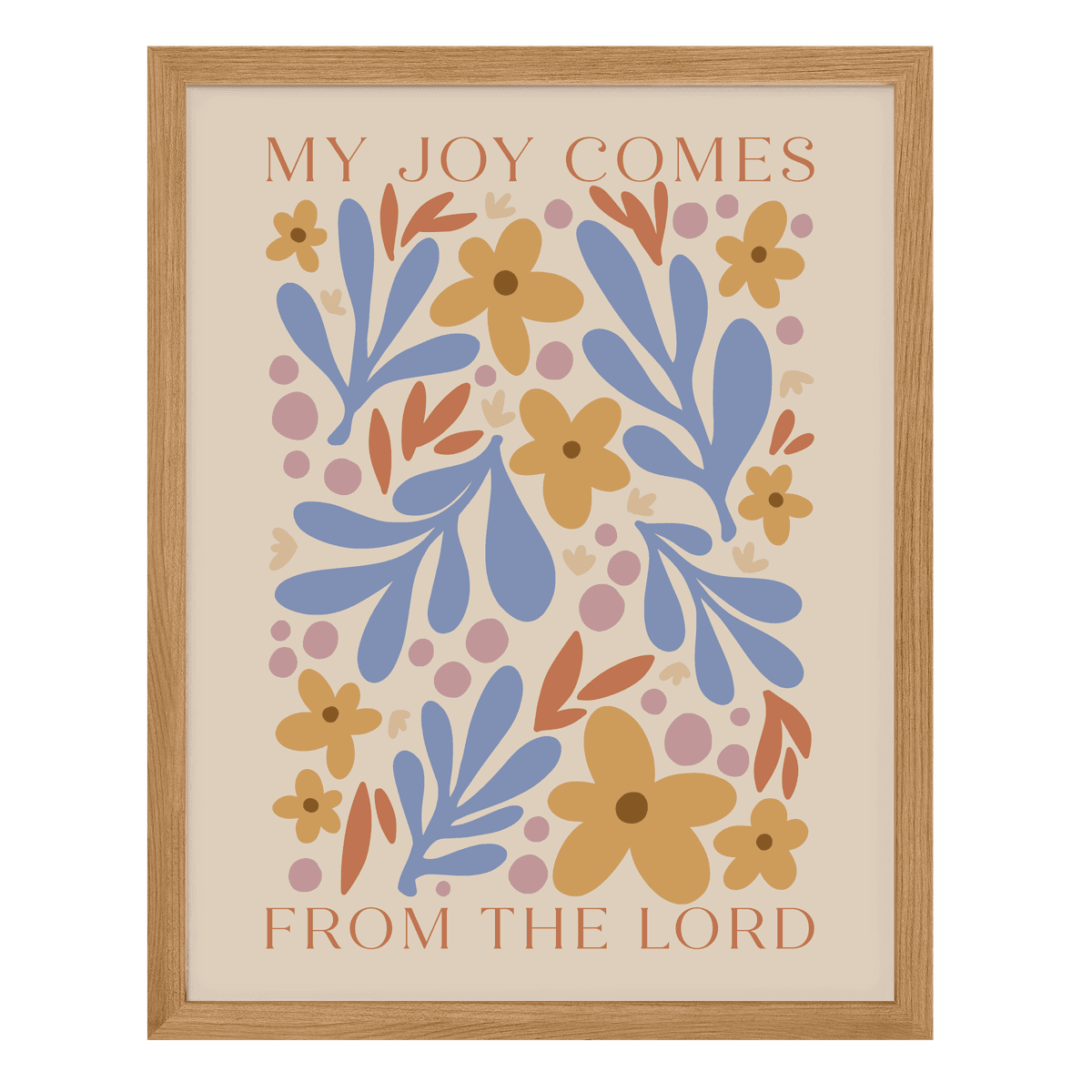 Joy Come From The Lord - Poster Print | Missional Wear