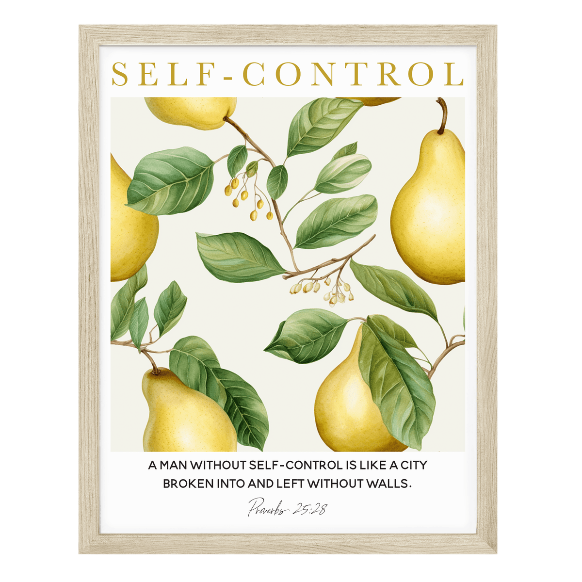 Self-Control - Art Print | Missional Wear