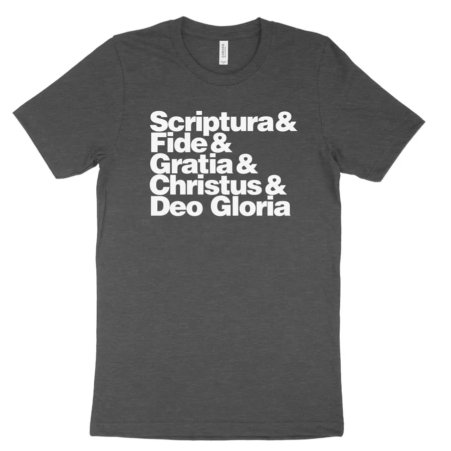 Five Solas (Ampersand) Tee | Missional Wear