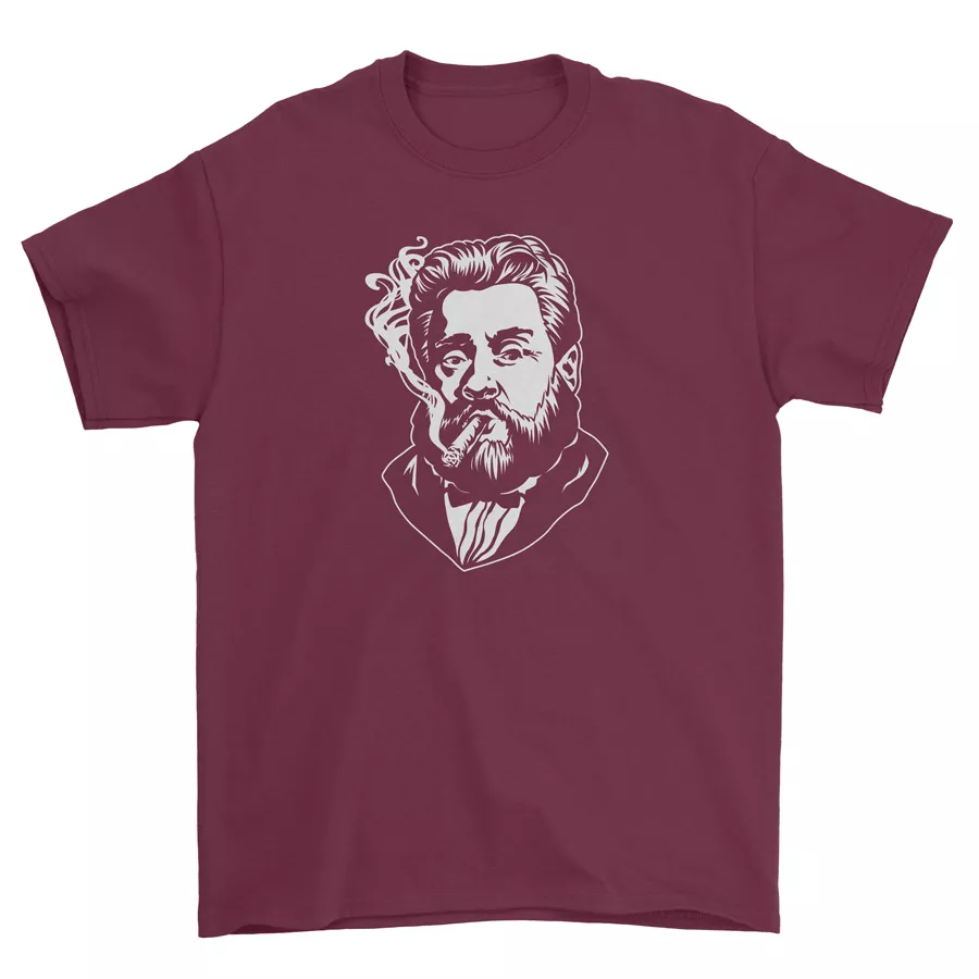 Charles Spurgeon Smoking a Cigar Standard Tee | Missional Wear