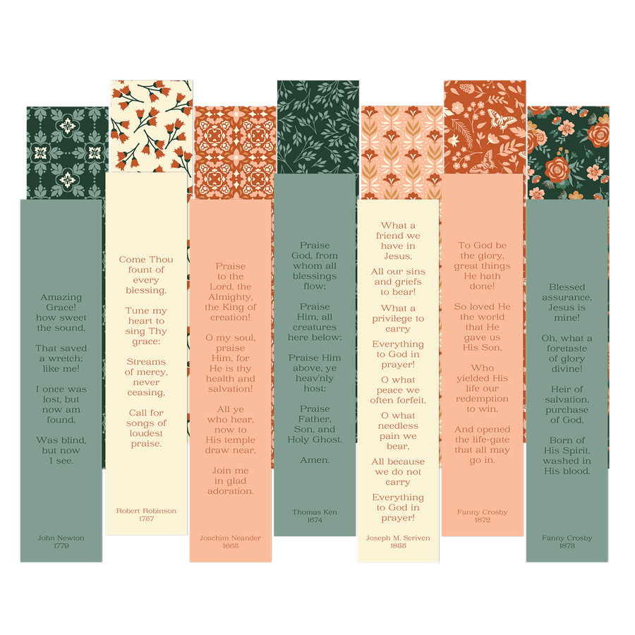 Fall Hymn Book Mark Set | Missional Wear