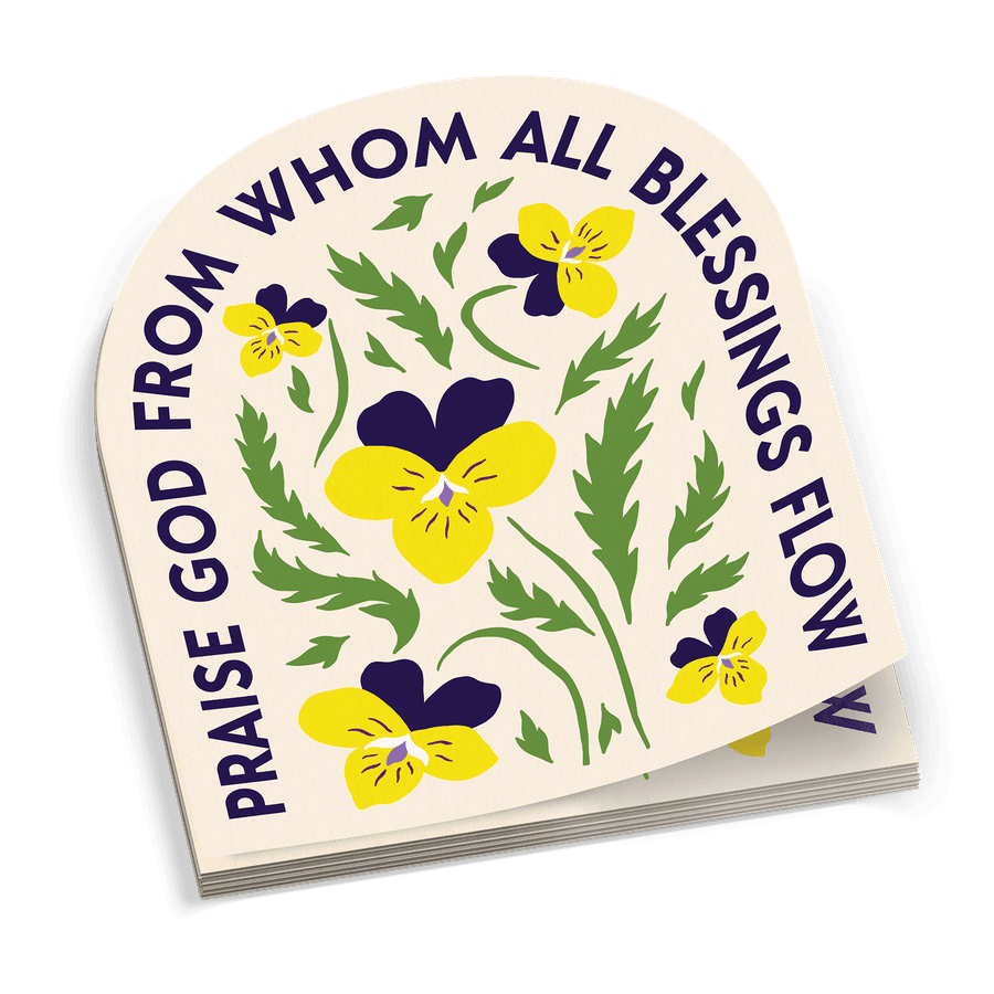Praise God From Whom Sticker | Missional Wear